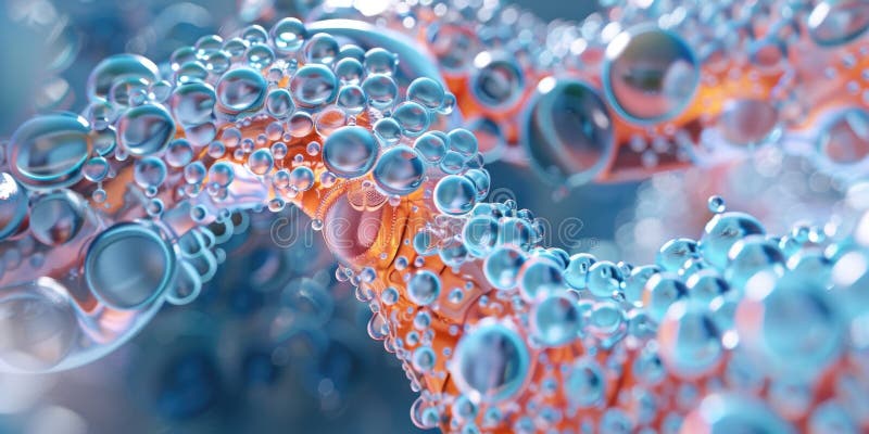 Bubbles Close Up with Multiple Colors Stock Photo - Image of marine ...