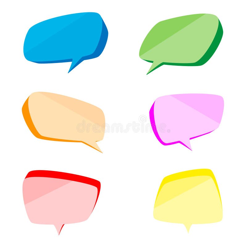 Bubbles color set stock vector. Illustration of modern - 269885095