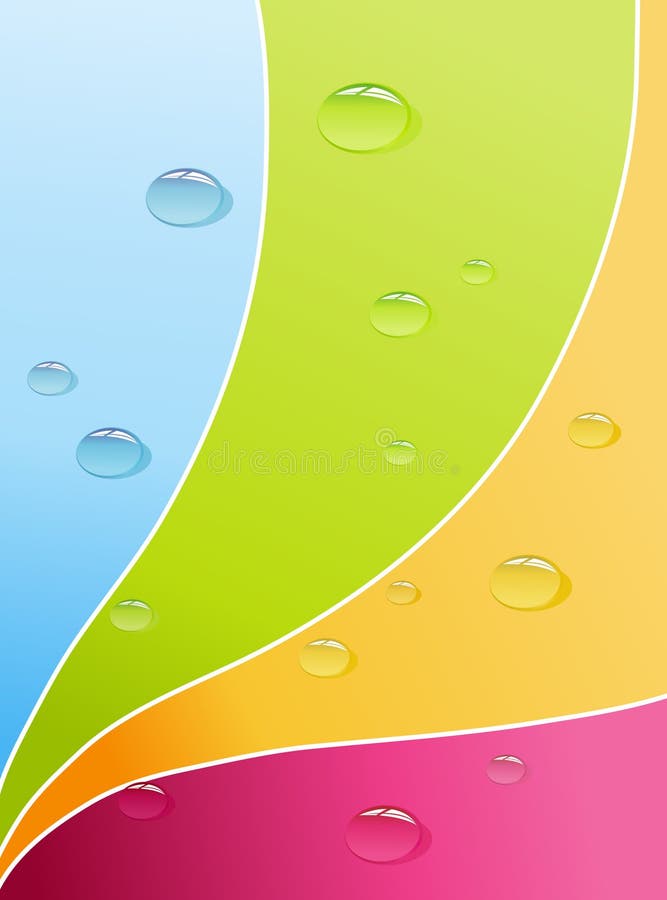 Bubbles on Colorful Surface. Stock Vector - Illustration of fresh ...