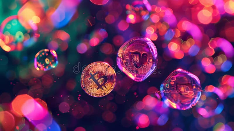 The Bubbles Encapsulate the Allure of Digital Currency Drawing Us in ...