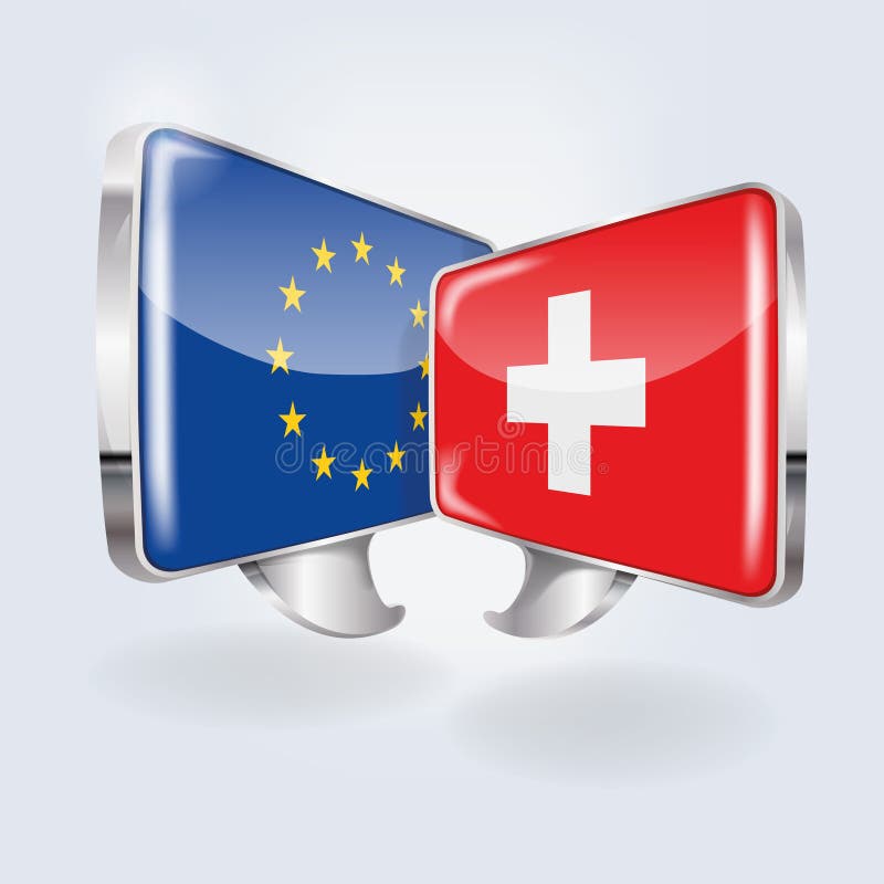 Swiss Election Map With Ballot Stock Illustration - Illustration of ...