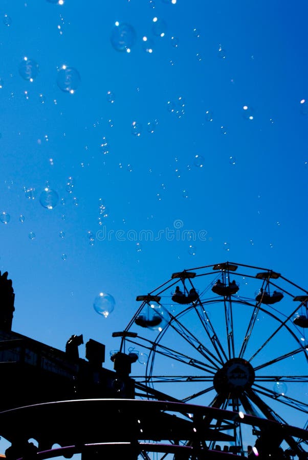 Bubbles and ferris wheel stock photo. Image of carnival - 2974126