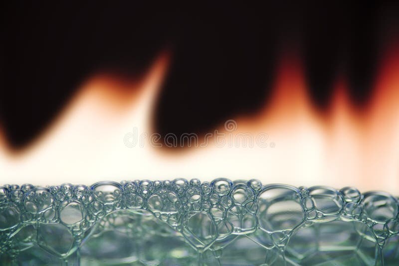 Bubbles in fire stock image. Image of backdrop, cloudscape - 37344067
