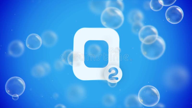 Bubbles Floating on Abstract Green Screen Background Animation. Stock ...