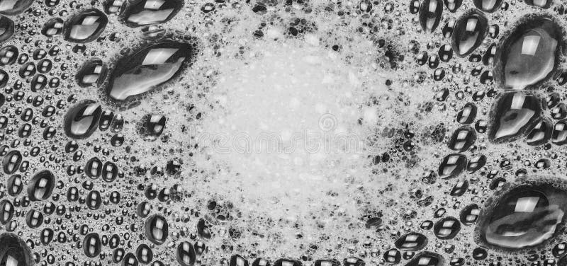 Bubbles of Foam Formed on the Liquid Stock Image - Image of pattern ...