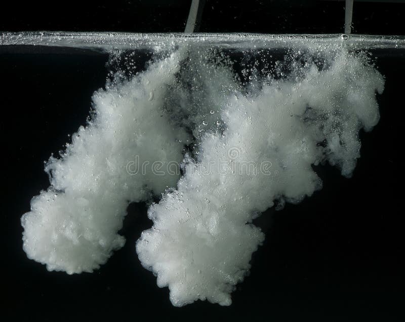 Bubbles Forming in Liquid Showing Unique Patterns and Designs Caused by ...