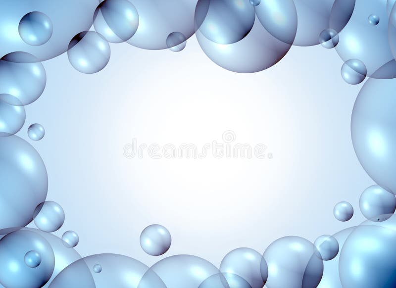 Bubbles frame stock illustration. Illustration of curve - 9258493