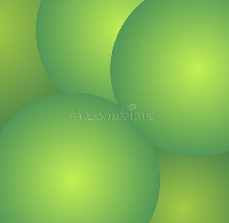 The Bubbles are Green Gradient Colored Bubbles Stock Illustration ...