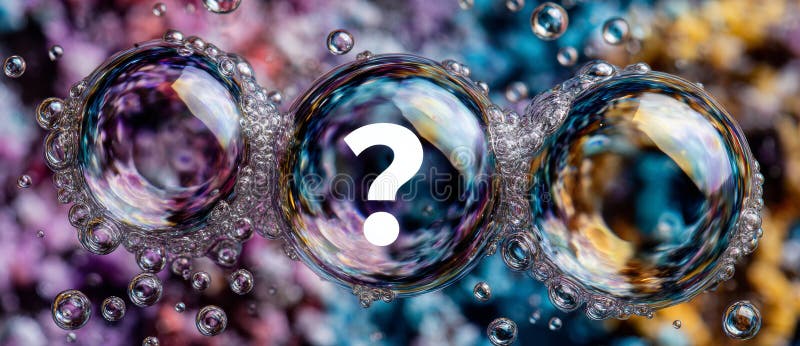 Bubbles Hold Multiple Questions, Completely Surrounded by Question ...