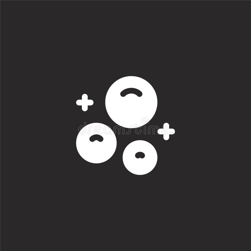 Bubbles Icon. Filled Bubbles Icon for Website Design and Mobile, App ...