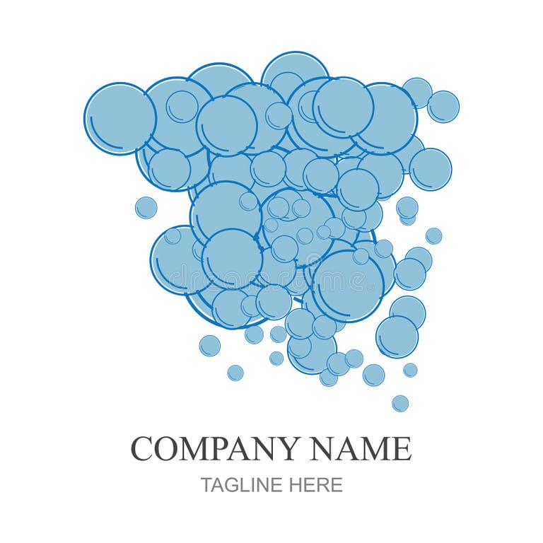 Bubbles Icon Vector Element Design Template Web Stock Vector ...