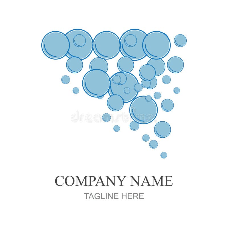 Bubbles Icon Vector Element Design Template Web Stock Vector ...