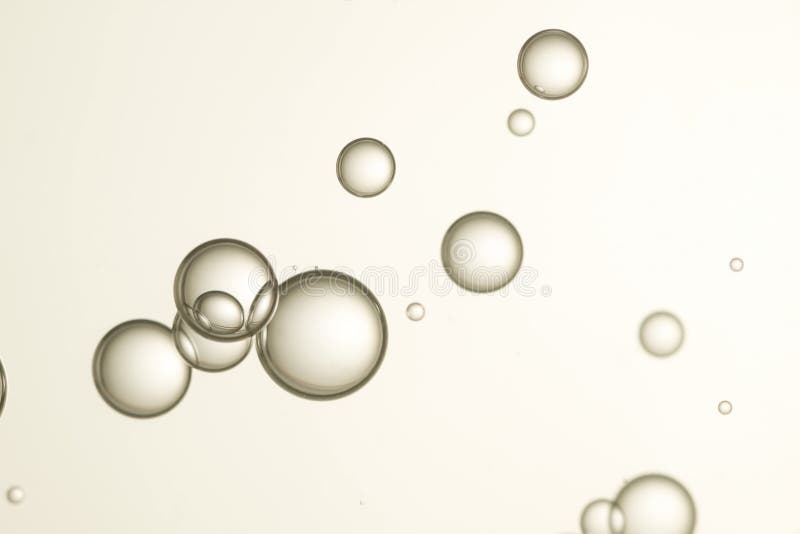 Brown Bubbles Over a Color Gradient Background. Stock Photo - Image of ...