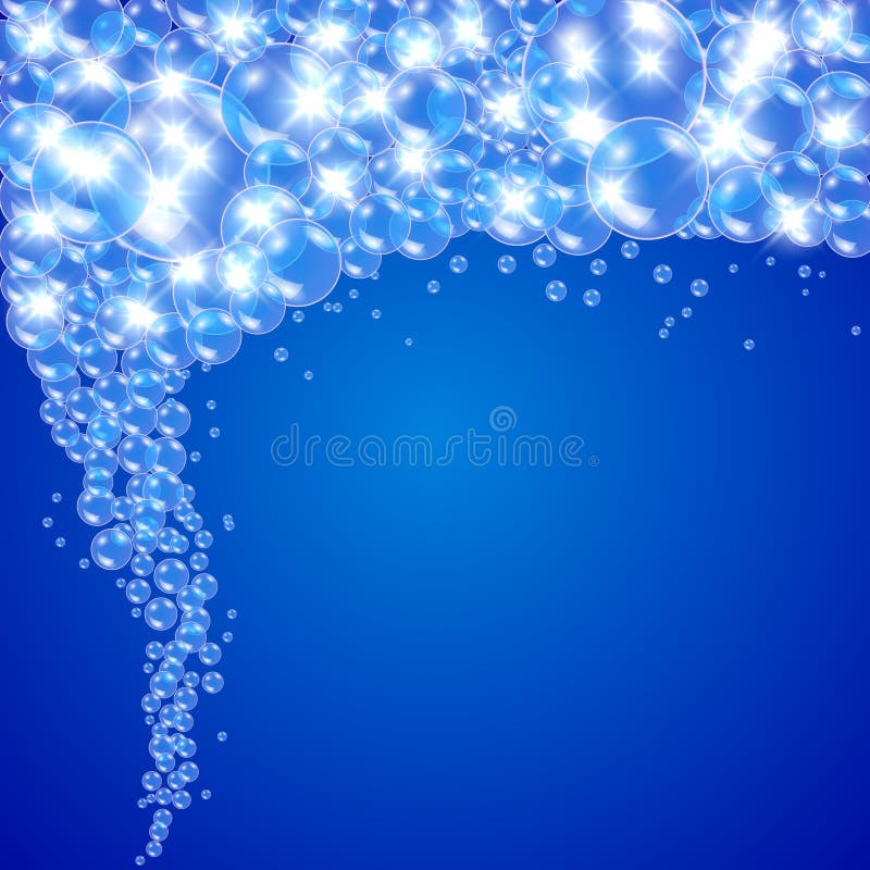 Bubbles with Light rays stock vector. Illustration of abstract - 58149454