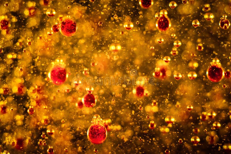 Bubbles in Liquid Colorful Abstract Stock Image - Image of pattern ...