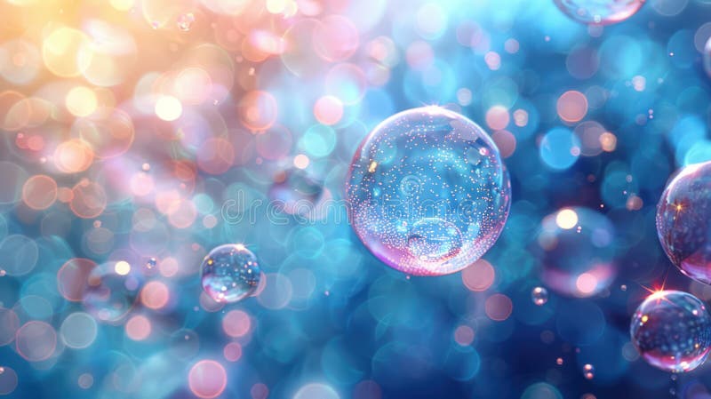 Bubbles Motion Background Design - Abstract 3D Render Animation ...