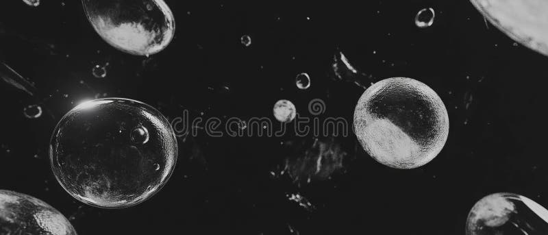 Bubbles Overlay Texture Enhancing a Tactile Experience Against a ...