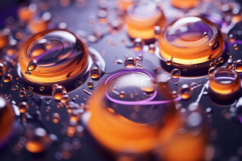 Bubbles Pattern Background Colours Liquid Wet Space Background Abstract ...