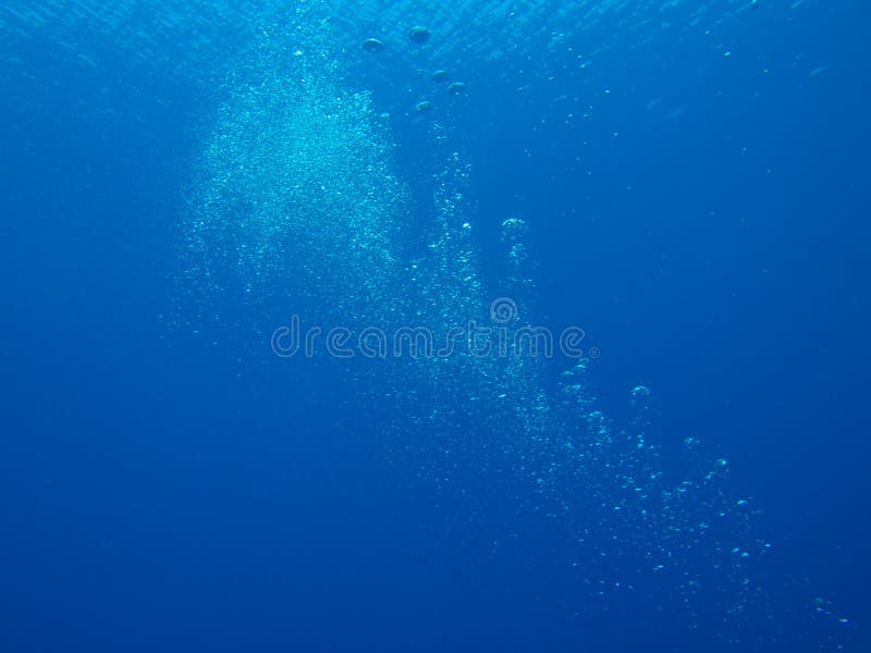 Bubbles from a Scuba diver stock photo. Image of phenomenon - 108975868