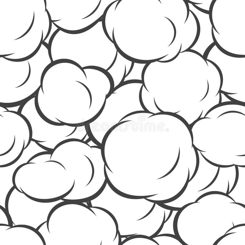 Bubbles seamless pattern stock vector. Illustration of drawing - 89184511