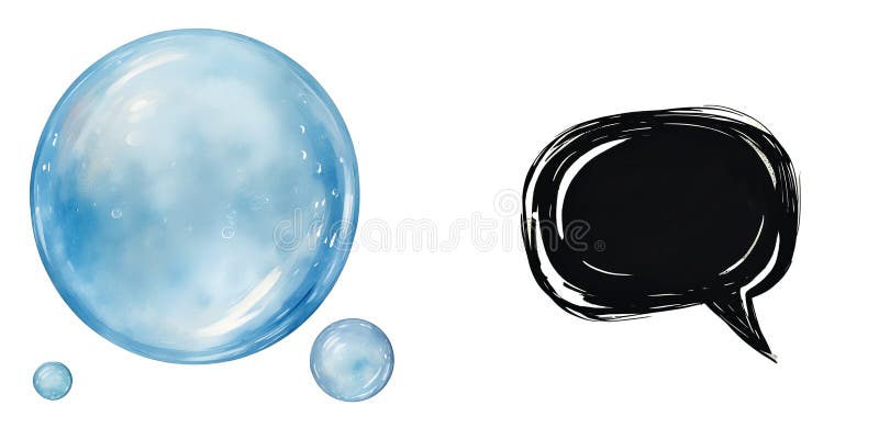 Bubbles and Speech: an Art of Thought and Conversation Stock Image ...