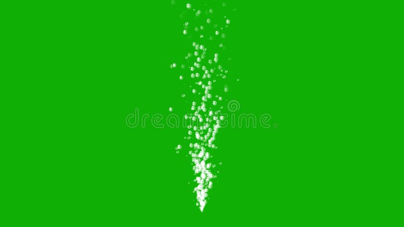 Bubbles Stream Motion Graphics with Green Screen Background Stock ...