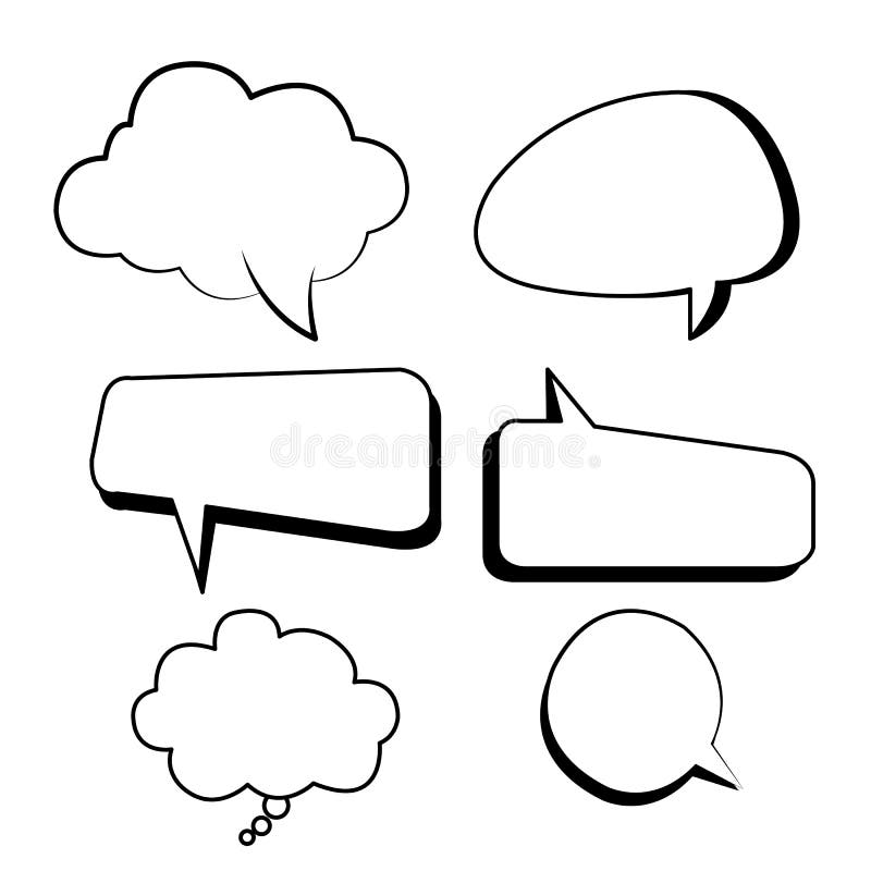 Text boxes with paper clip stock vector. Illustration of clip - 35564967