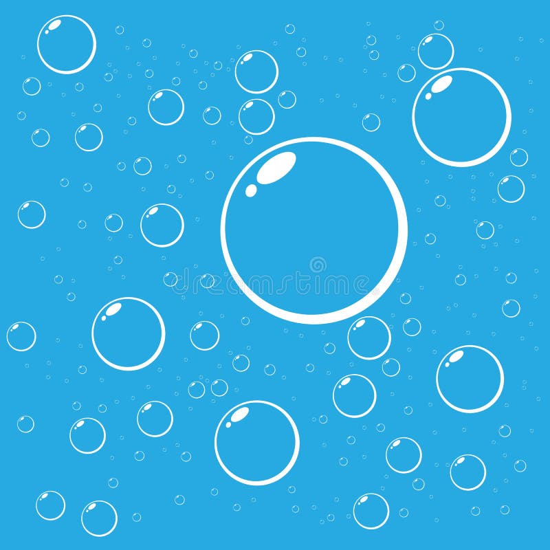 Bubbles Underwater Vector Illustration Stock Vector - Illustration of ...