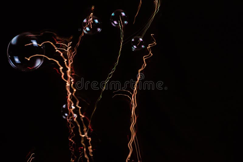 Magic Orb Dance stock photo. Image of blue, create, camera - 137507908