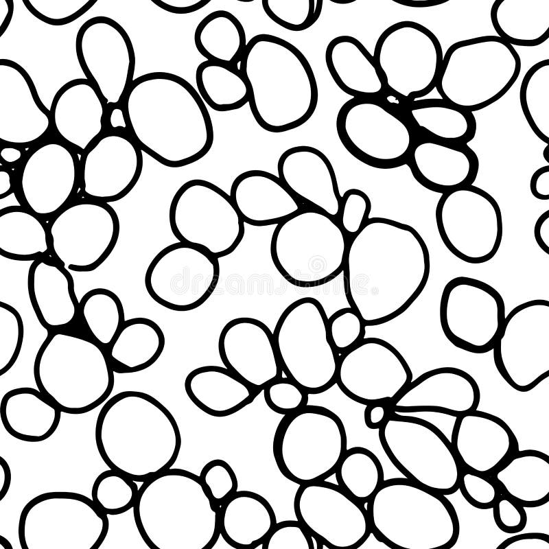 Black White Round Bubbles Repeat Pattern Stock Illustrations – 278 ...