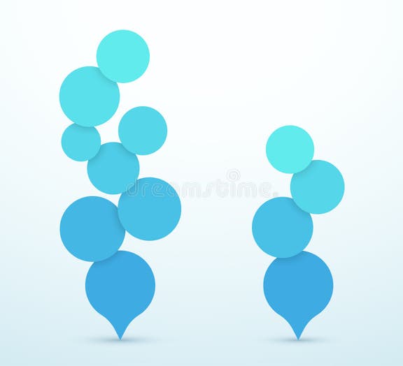 Bubbles Vertical 3d Infographic Design Stock Vector - Illustration of ...