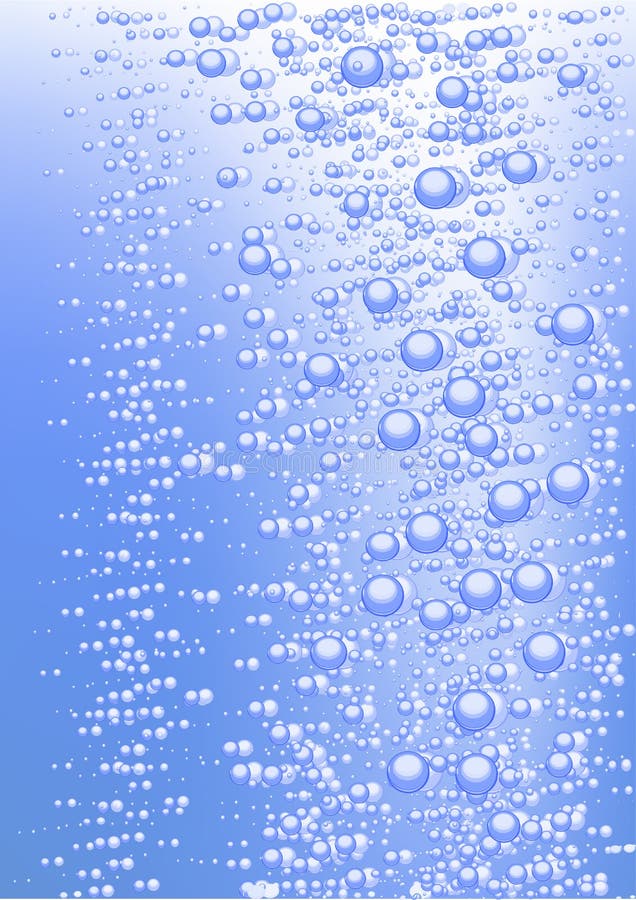 Bubbles in water. [Vector] stock vector. Illustration of liquid - 3583718
