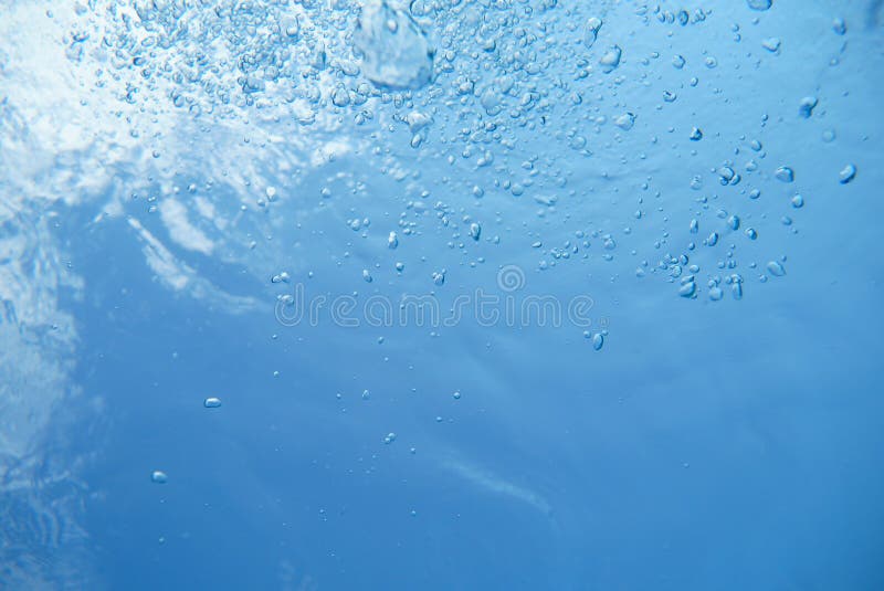 Bubbles in Water of the Swimming Pool Stock Image - Image of prospect ...
