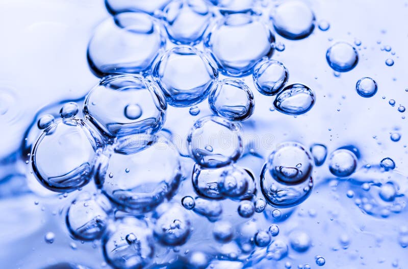 Bubbles in water tone blue stock photo. Image of clean - 23874814
