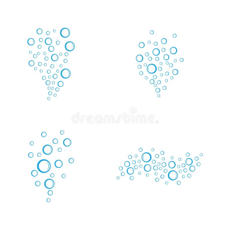 Bubbles water vector icon stock vector. Illustration of abstract ...