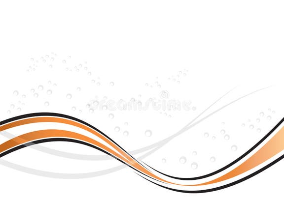 Bubbles and wavy lines stock vector. Illustration of bubbles - 4416029