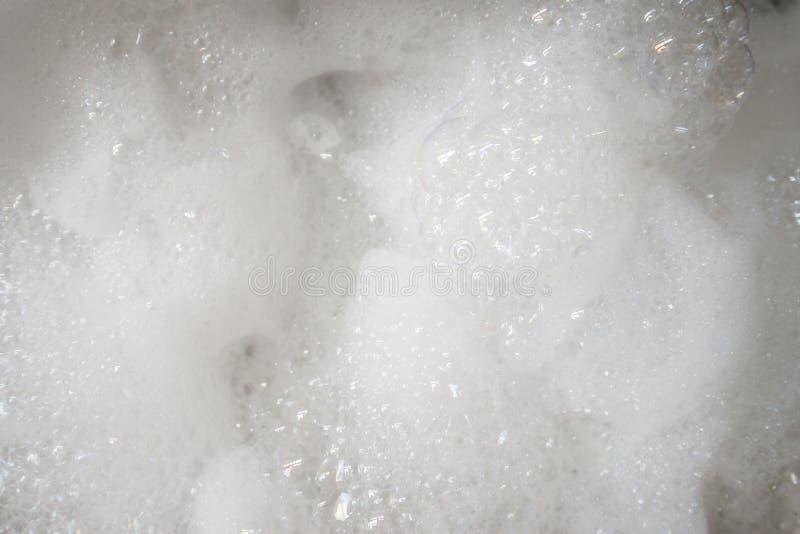 White, Fluffy, Soft, Abstract Shaped Soap Bubbles Stock Image - Image ...