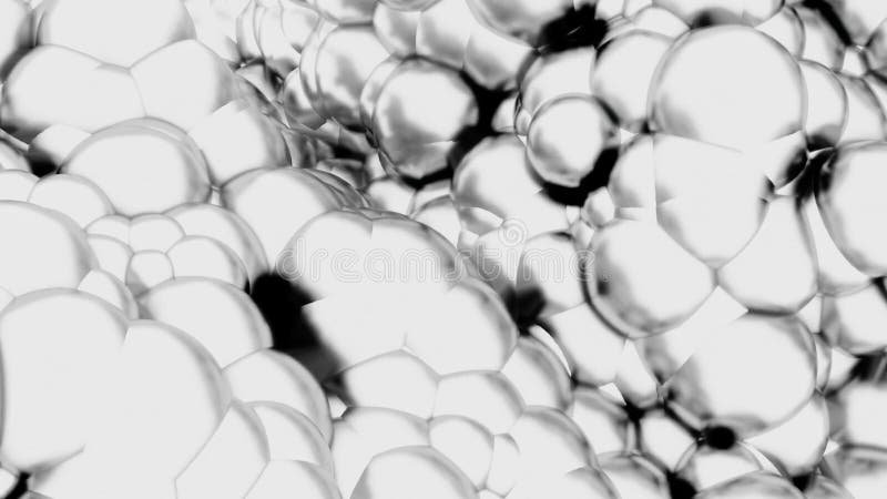 Bubbling 3d Bubbles. Design. Boiling Mass of Bubbles in 3d Animation ...