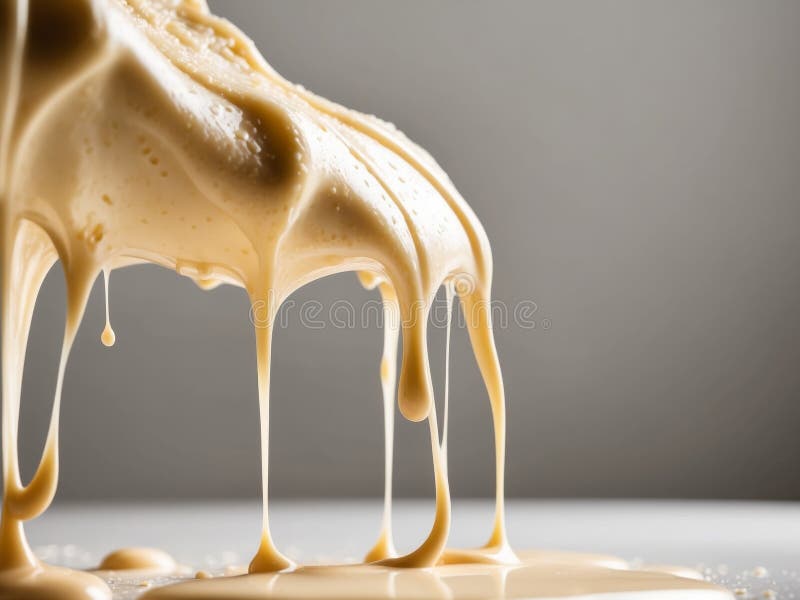 Bubbling and Dripping Cheese Textures in Motion Stock Illustration ...