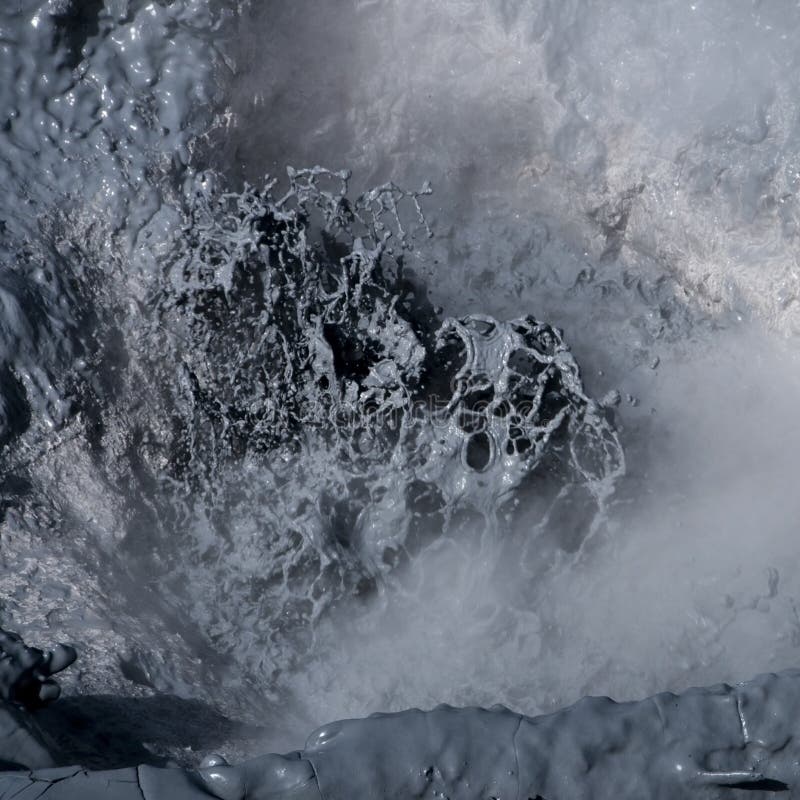 Bubbling mud in Rotorua stock photo. Image of liquid - 26207082