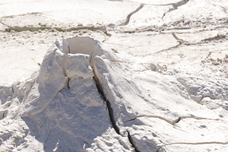 Bubbling Mud Pots - Yellowstone National Park Stock Image - Image of ...