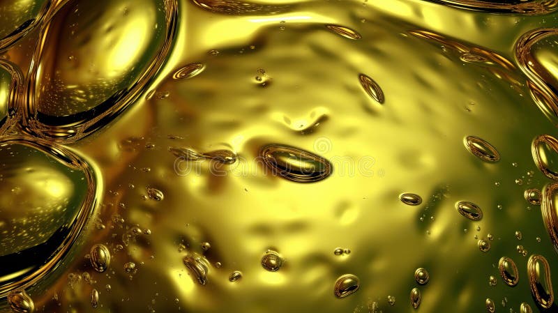 Bubbling Oil Background. Generative AI Stock Illustration ...