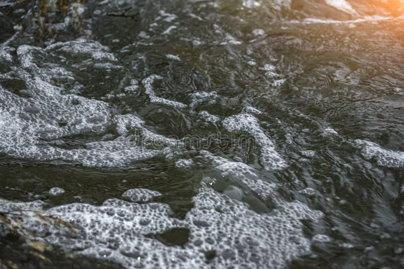 Bubbling Streams of Spring Meltwater Stock Photo - Image of cascade ...