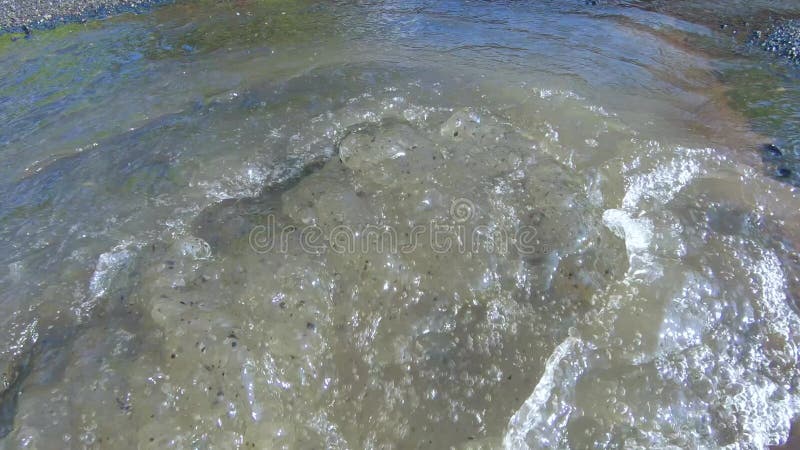 Bubbling water with stock video. Video of iron, leaking - 157446729