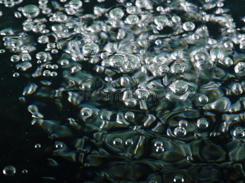 Bubbling Water, Background or Texture Stock Photo - Image of paint ...