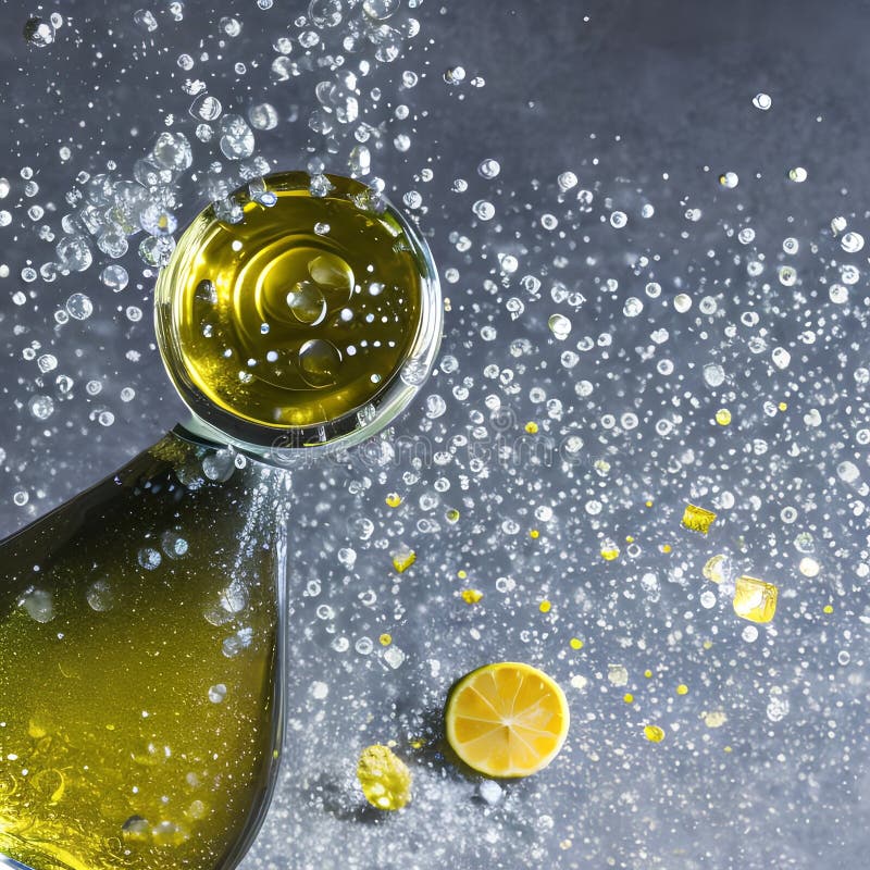 A Bubbly and Fizzy Texture with Carbonated Drinks and Effervescent ...