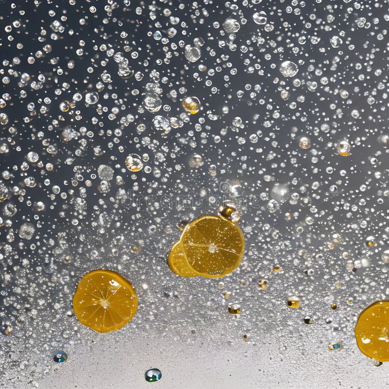 A Bubbly and Fizzy Texture with Carbonated Drinks and Effervescent ...