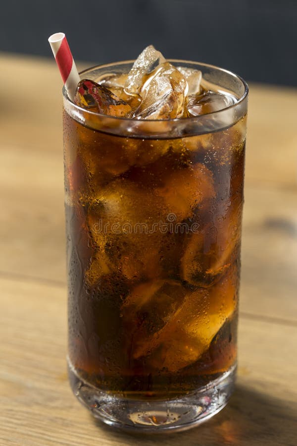 Bubbly Refreshing Dark Soda Stock Image - Image of bubble, craft: 129296713