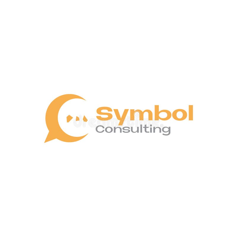 Bubenchat Mit Code Consulting Logo-Symbol-Design-Abbildung Vektor ...