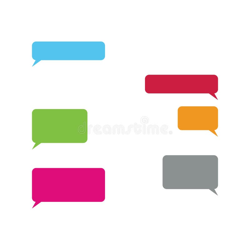 Buble Chat Icon Vector Illustration Design Logo Stock Vector ...